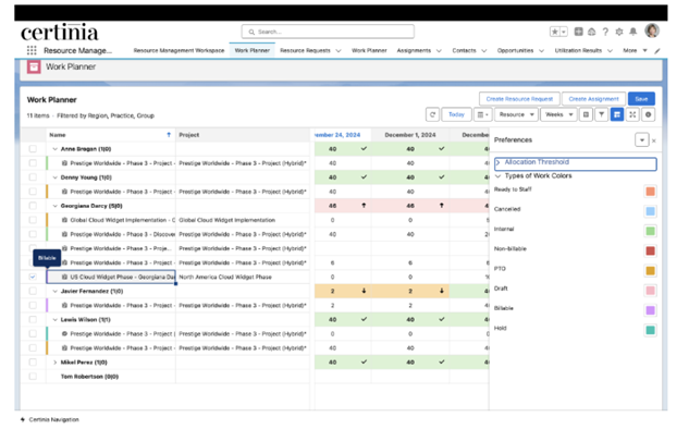 Certinia Winter 2025 Release - New Features and Enhancements